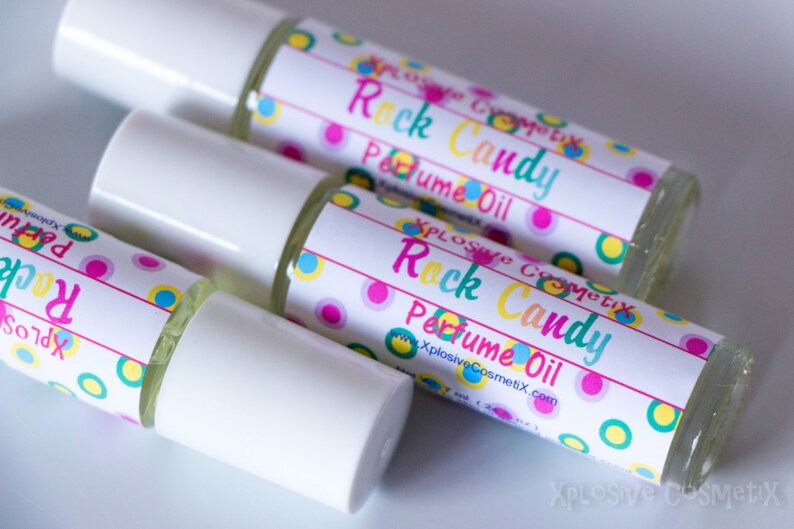 Rock Candy Perfume Oil - Roll on Perfume, Fragrance, Fruity Perfume ...