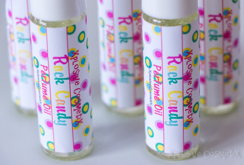 Rock Candy Perfume Oil - Roll on Perfume, Fragrance, Fruity Perfume ...