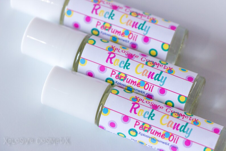 Rock Candy Perfume Oil - Roll on Perfume, Fragrance, Fruity Perfume ...