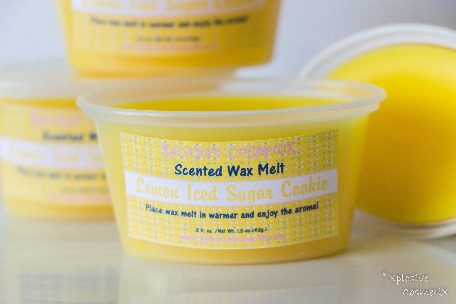 Lemon Iced Sugar Cookie Wax Melt Wax Tart - Highly Scented Wax Melts ...