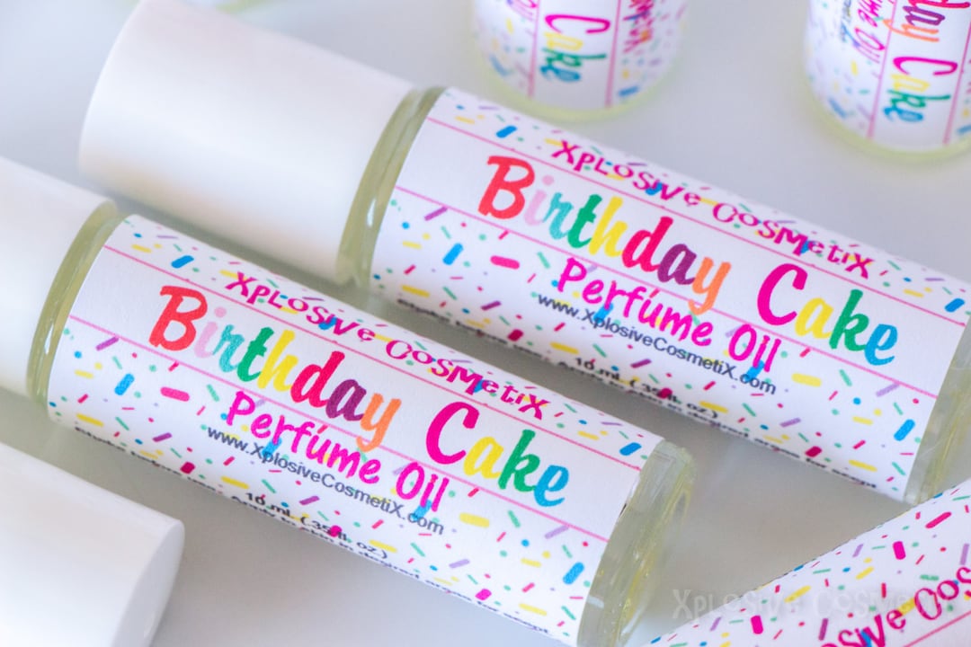 Birthday Cake Perfume Oil - Roll on Perfume, Womens Fragrance, Vanilla ...