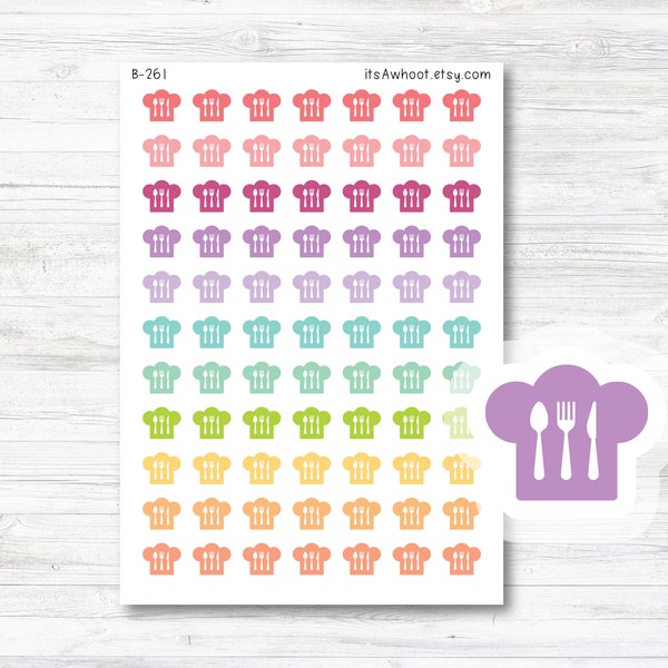 Utensil Stickers - Etsy