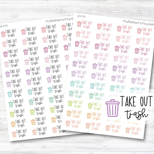 Trash Out Reminder - Etsy