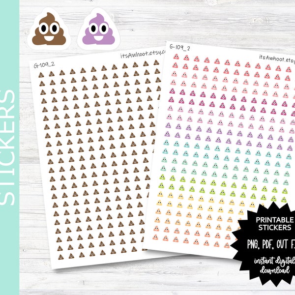 Poop Calendar - Etsy