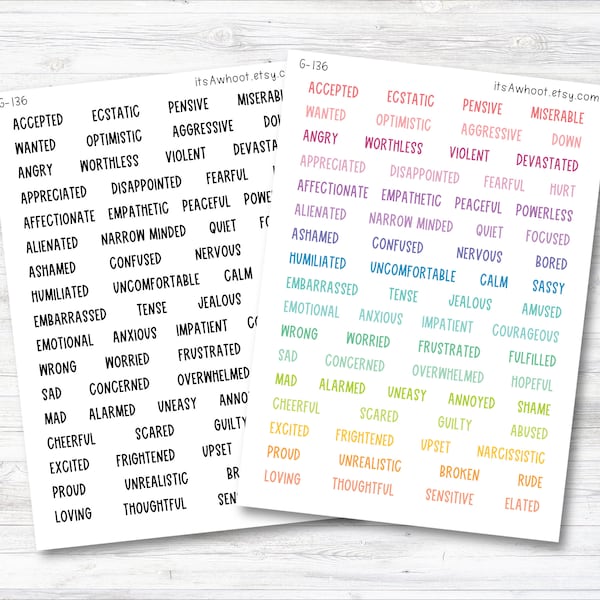 Emotions - Etsy