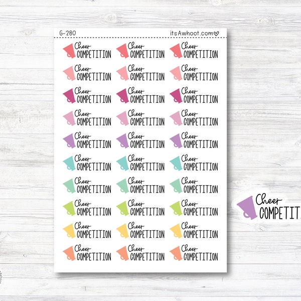 Cheer Competition - Etsy