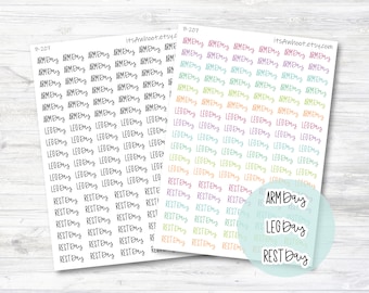 Rest Day Stickers | Etsy