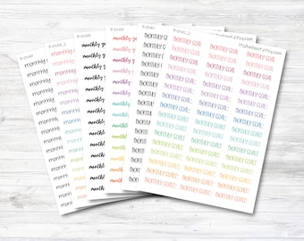 Weight Lifting Planner Stickers Barbell Stickers Weight - Etsy