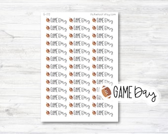 PRINTABLE Football Game Day Planner Stickers month Layout - Etsy