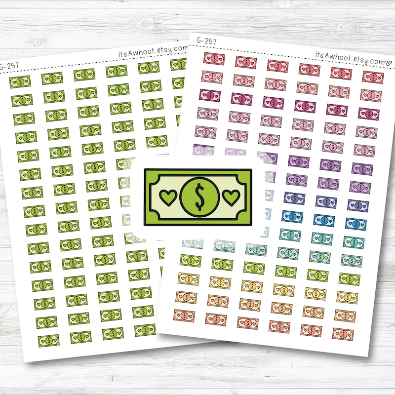 Money Planner Stickers - Etsy