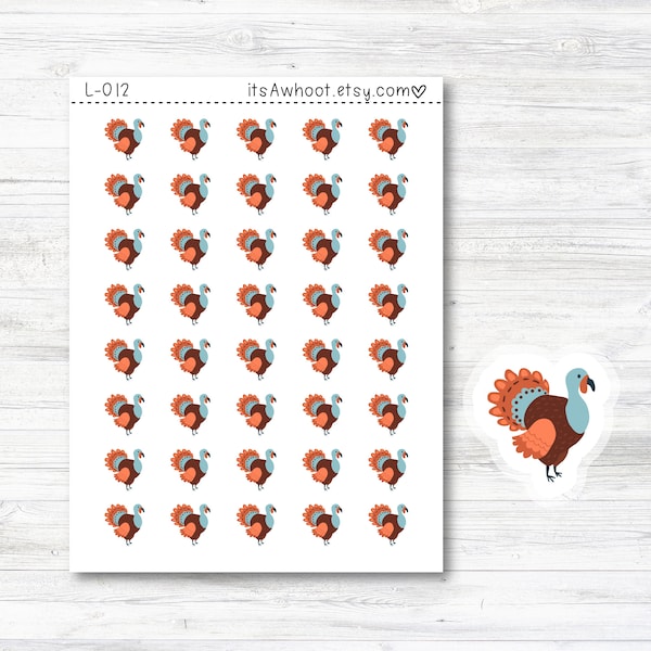 Turkey Stickers - Etsy