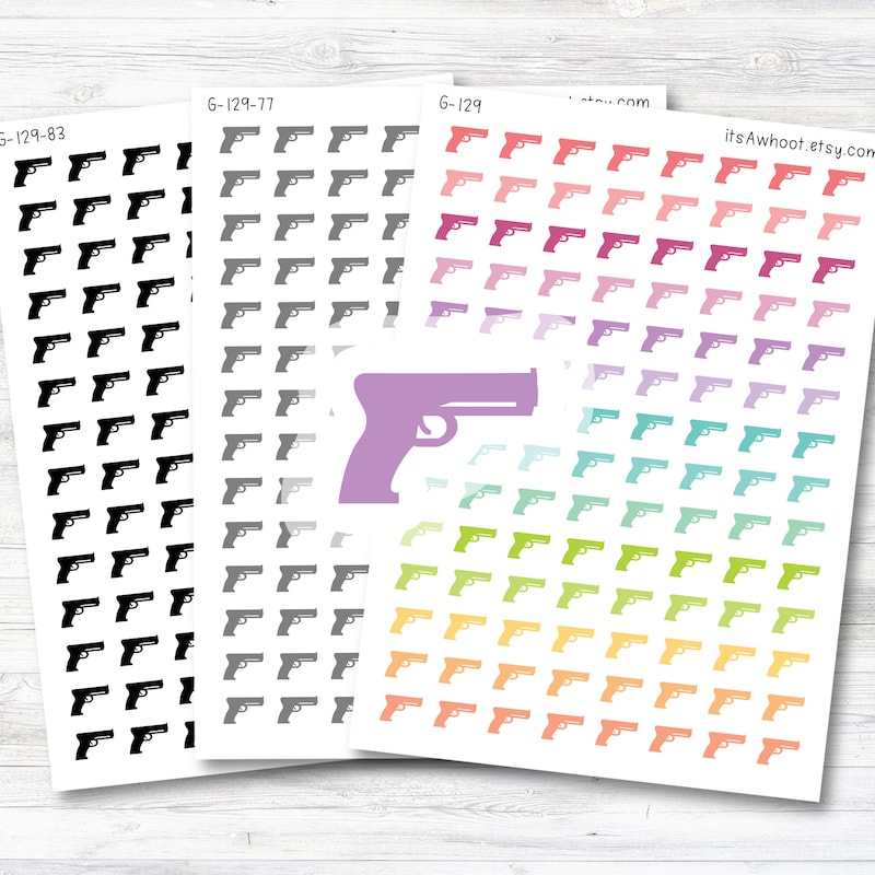 Firearms Stickers - Etsy