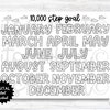 Dry January Challenge Habit Tracker Coloring Sheet Printable ...