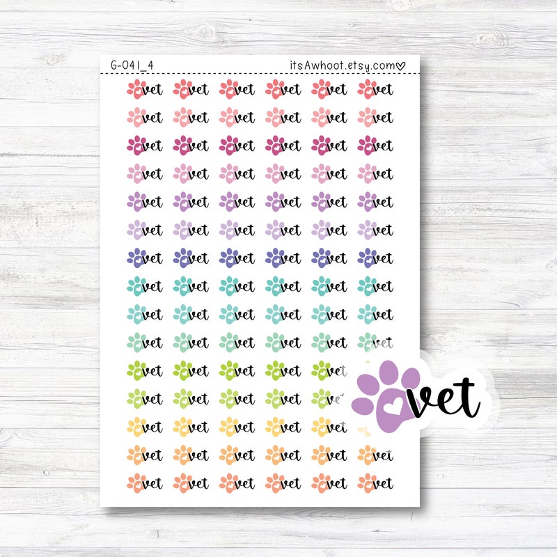 The Paw Print 2025 Calendar - Etsy