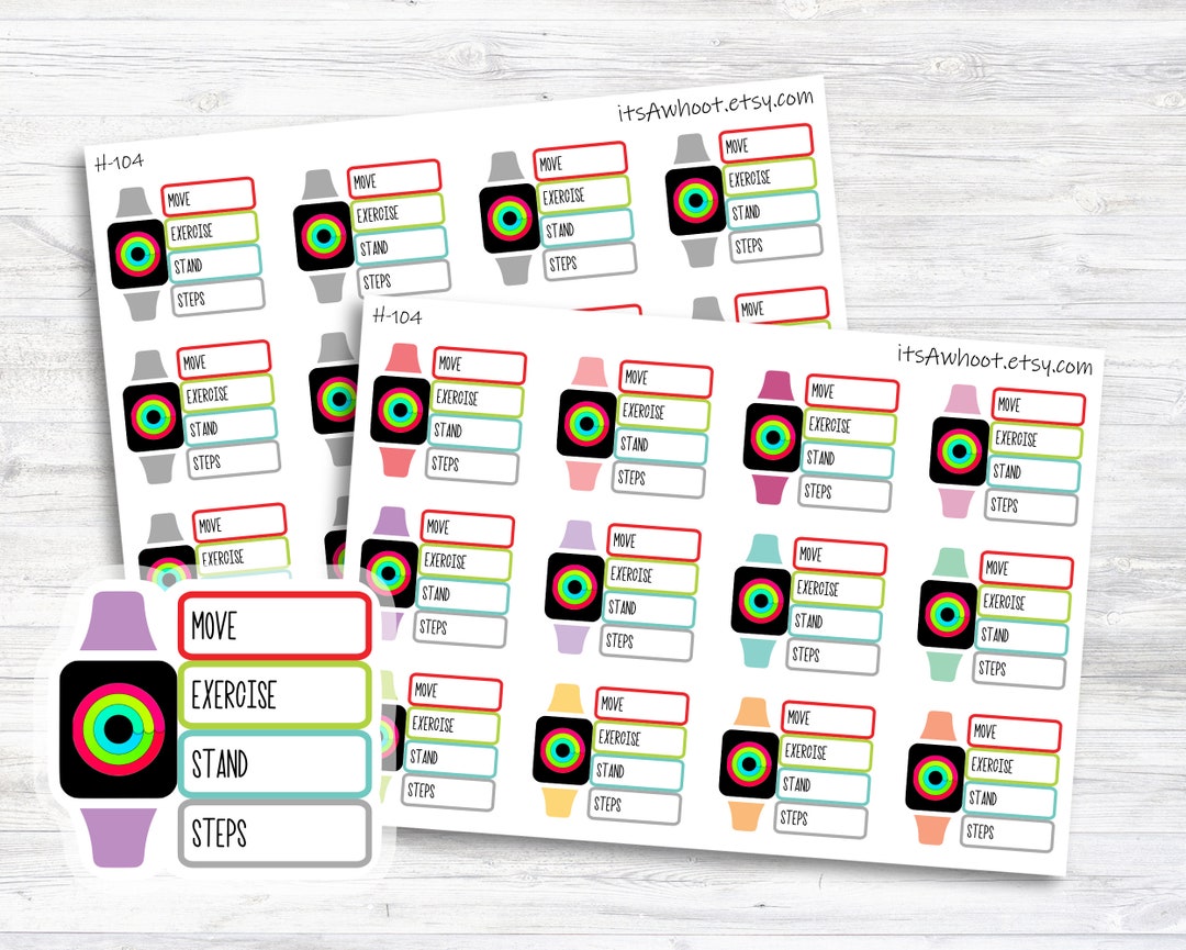 Activity Ring Stats Tracker, Smart Watch Activity Tracker - Move ...