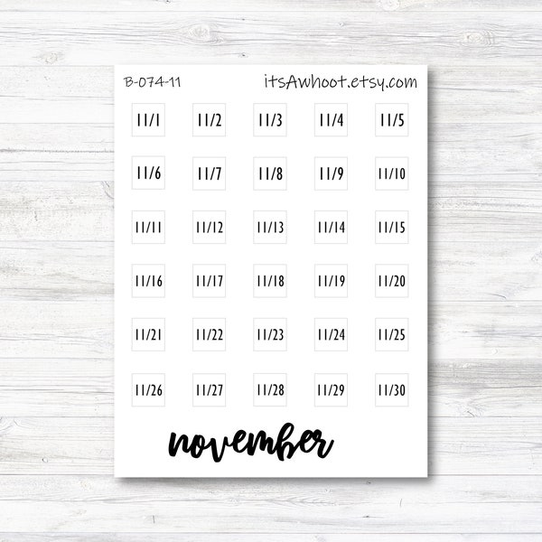 November Header - Etsy