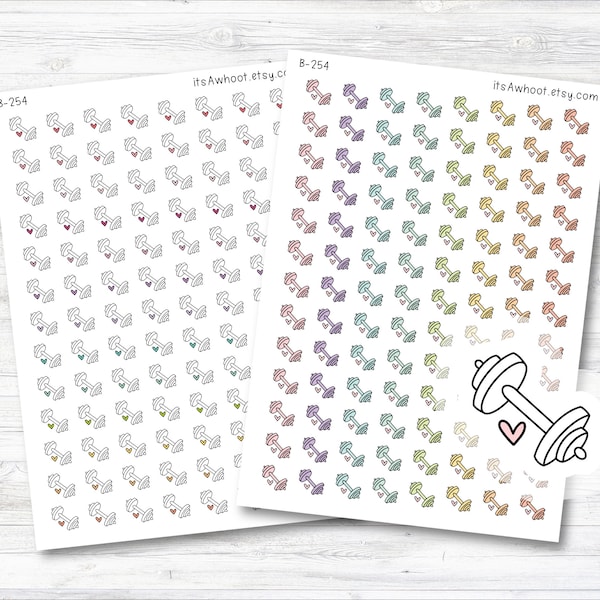 Fitness Planner Stickers - Etsy