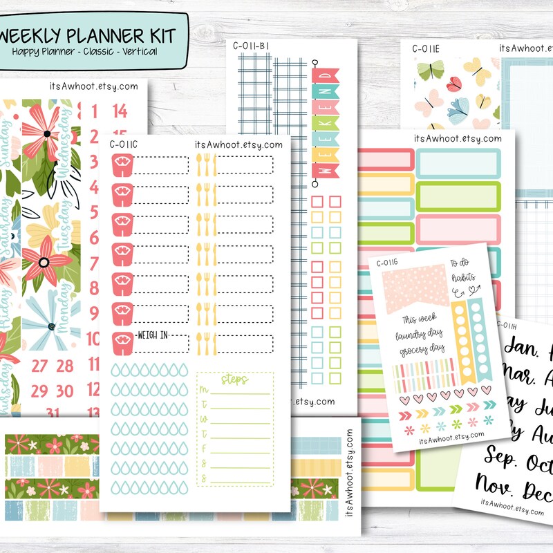 Weekly Kit - Etsy
