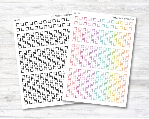 Checklists Planner Stickers Checklist Strip Stickers Varied - Etsy