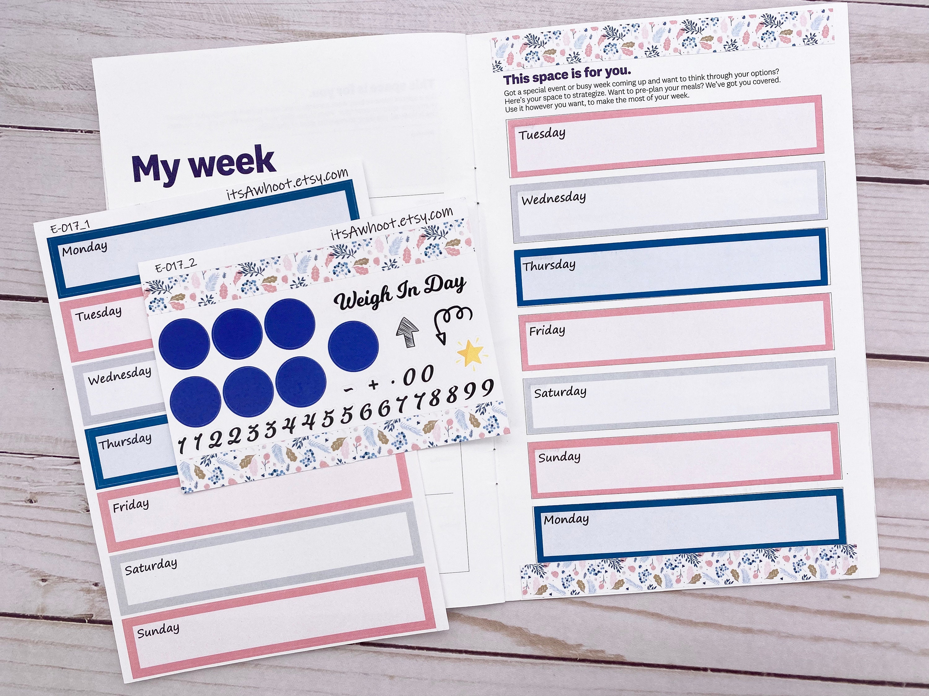Walk with Checkbox Script Stickers Walk Planner Stickers | Etsy