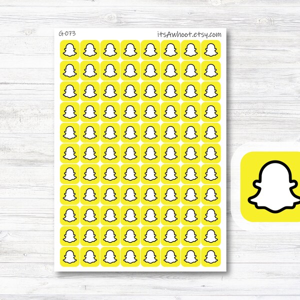 Snapchat Icon - Etsy