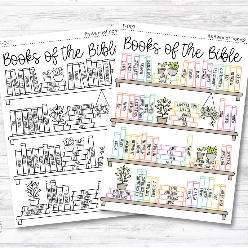 Bible Planner Dashboards - Etsy