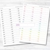 January Habit Tracker Coloring Sheet Printable, Month Habit Tracker ...