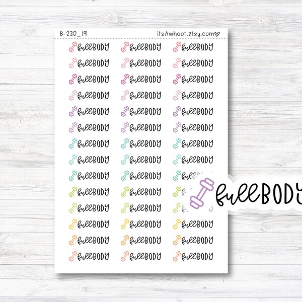 Body Sticker - Etsy