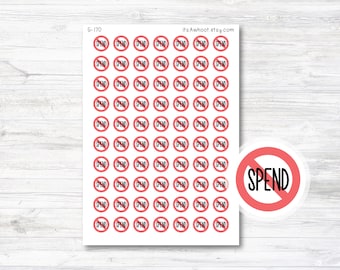 Spend Stickers - Etsy