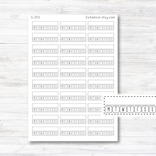 Habit Tracker Stickers - Etsy