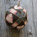 Mirika Pink and Brown Temari, Japanese Temari Ball, Interlocking Kousa ...