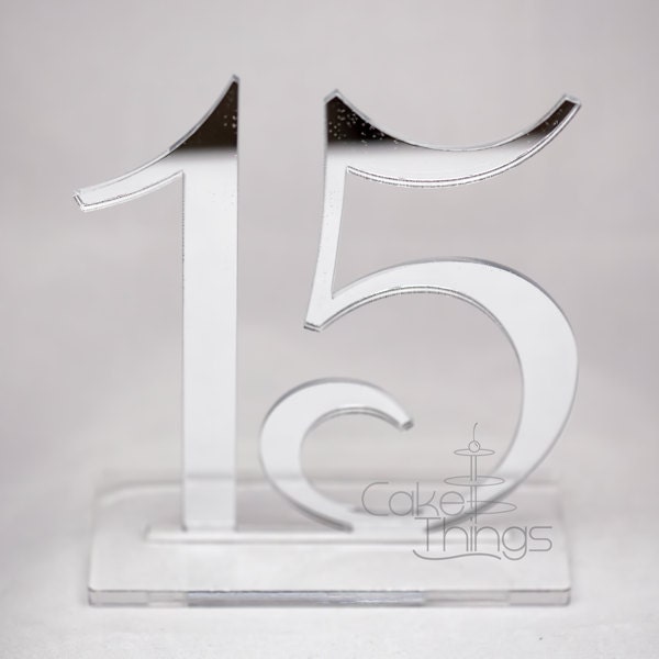 Tall Acrylic Table Numbers - Etsy