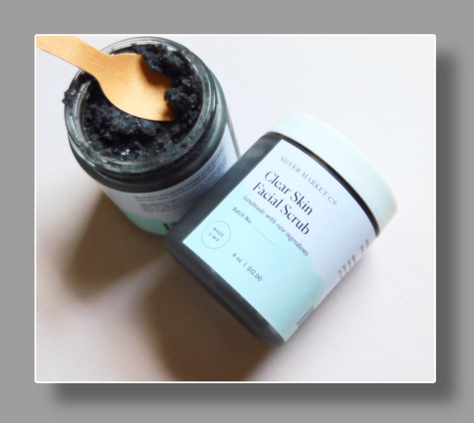 CLEAR SKIN Face Scrub Acne Scrub Made With Aloe and | Etsy