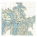 Hand Painted Map of Crooked Lake, 1928 / BWCA / Border Lakes / North ...