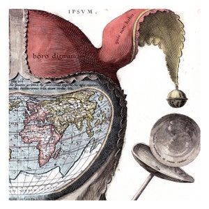 Hand Painted 'fool's Cap' Map of the World, Circa 1590 / Antique Map of ...