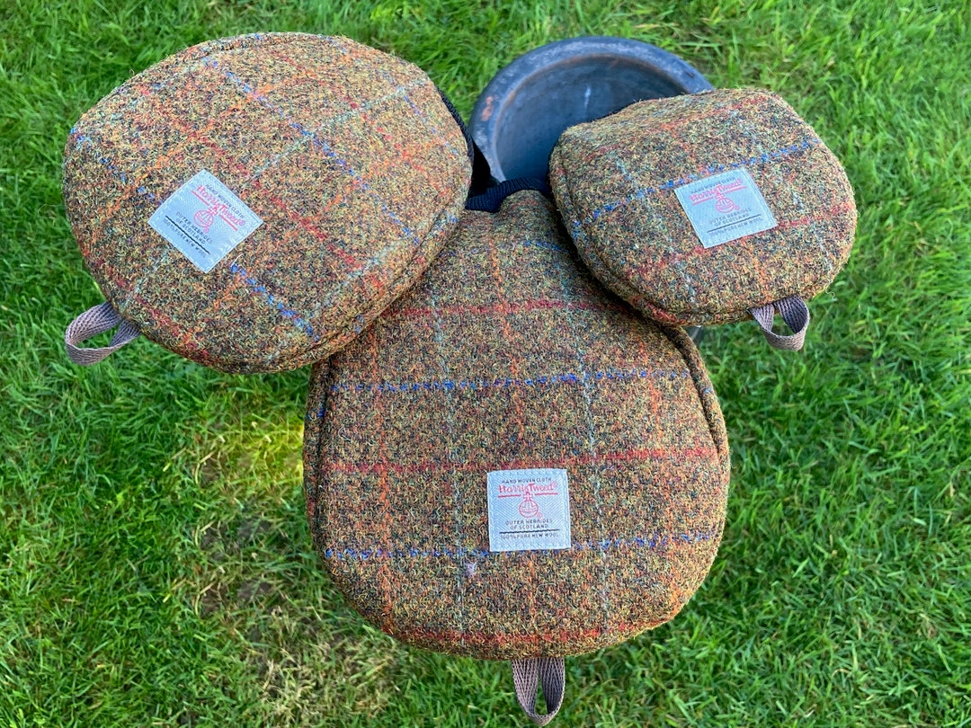 One Harris Tweed® Golf Club Cover: Flecked Olive Scottish Tweed - Etsy