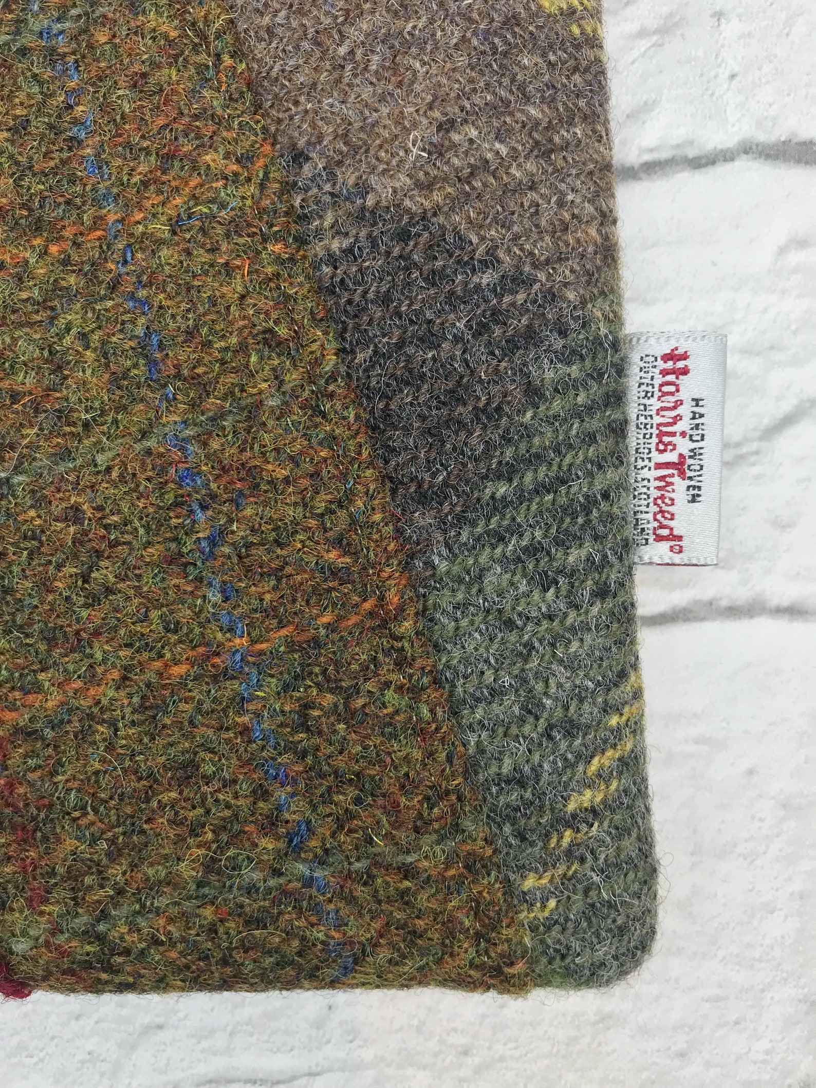 Scottish Harris Tweed® Patchwork and Canvas Bag | Scottish Tweed ...