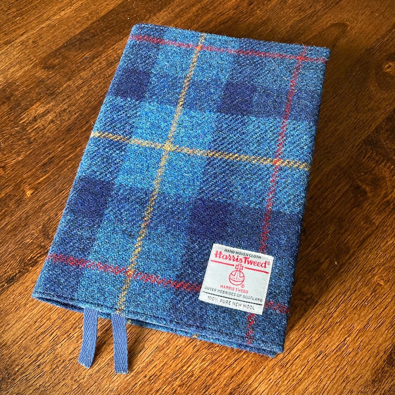 Harris Tweed Book Sleeves - Etsy UK