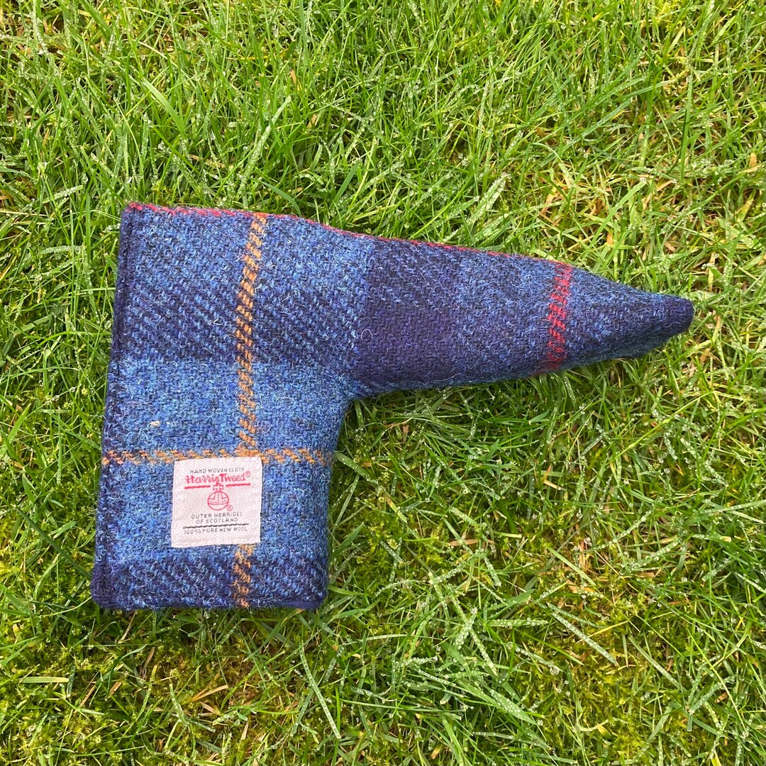 Harris Tweed® Golf Putter Cover: Scottish Plaid Blade Protection - Etsy