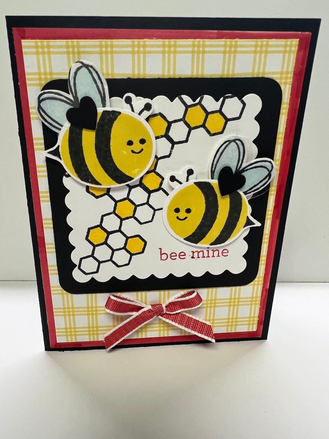 Bee Mine Valentines Day Card - Etsy