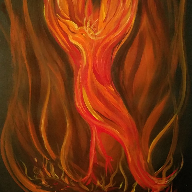 Phoenix Rising Art - Etsy