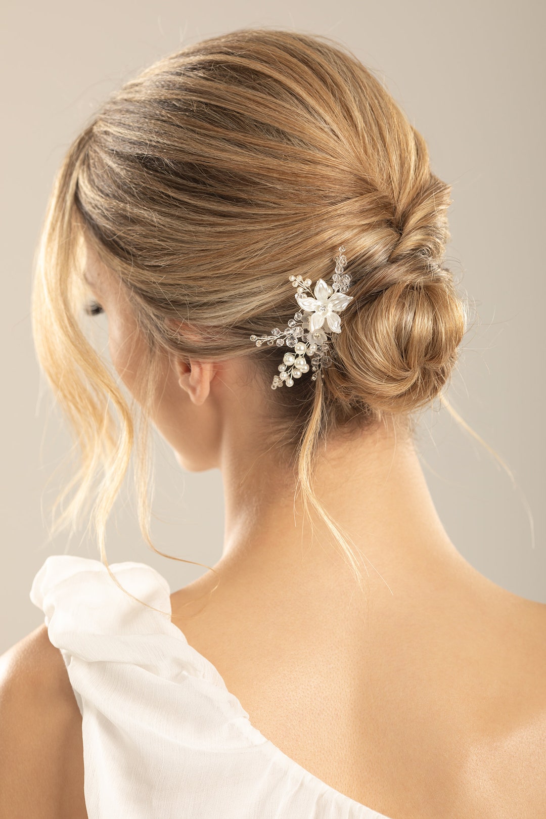 Wedding Hair Comb Pearl Bridal Comb Bridal Headpiece Wedding Headpiece ...