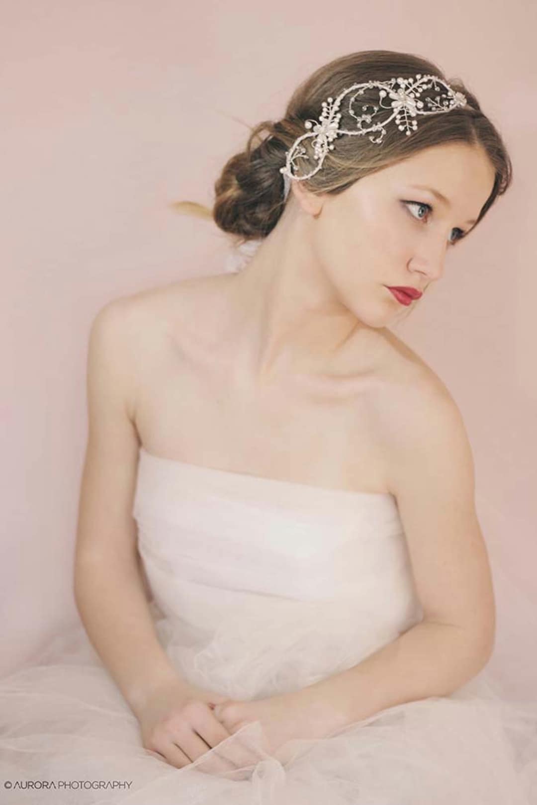 Beaded Wedding Headpiece,beaded Wedding Headband,pearls and Crystals ...