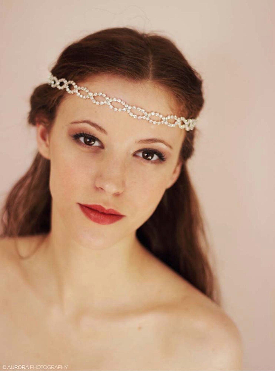 Bridal Crystal Headpiecewedding Forehead Bandwedding Crystal - Etsy
