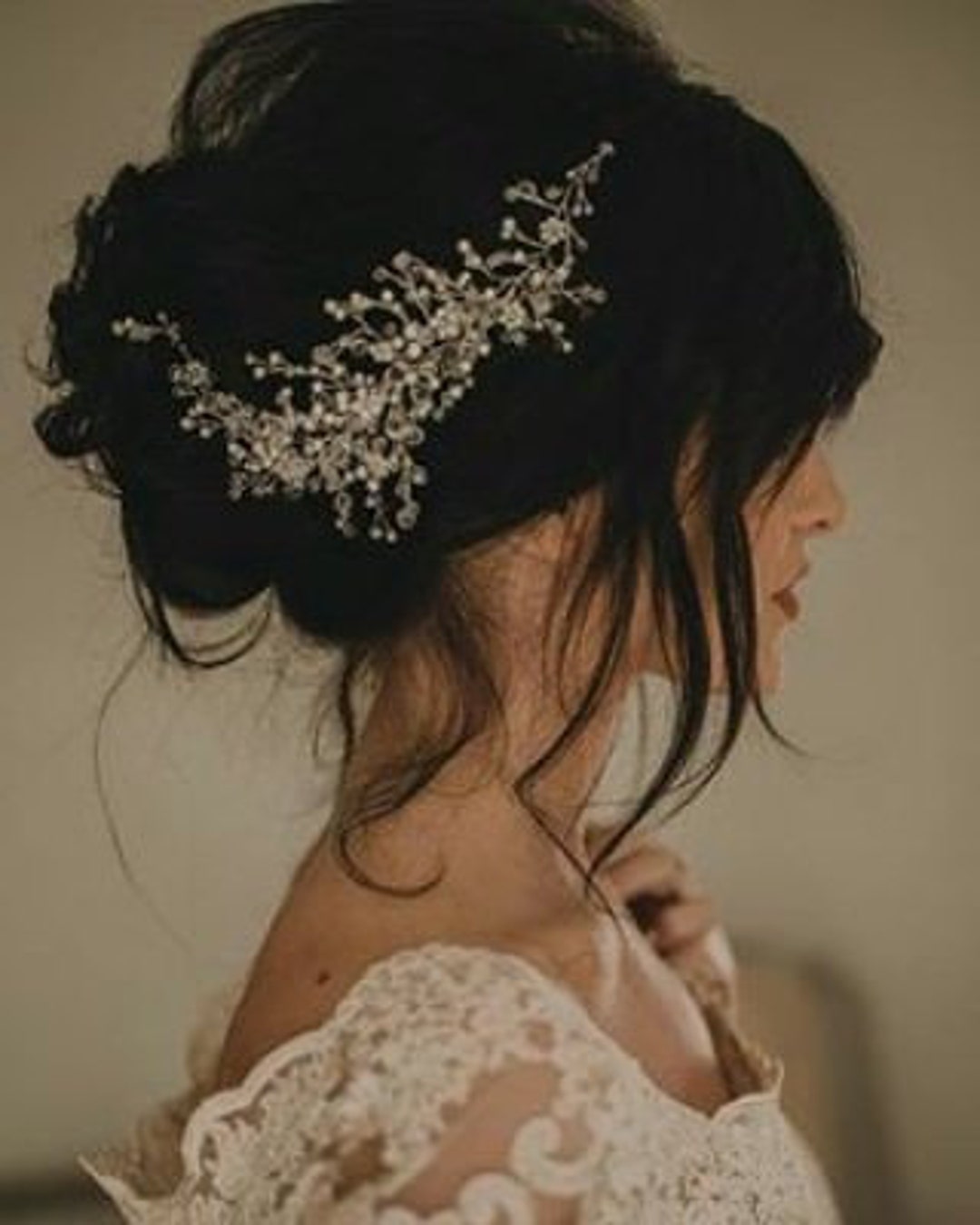 Wedding Pearl Headpiece,wedding Cristal and Pearl Headpiece,amazing ...