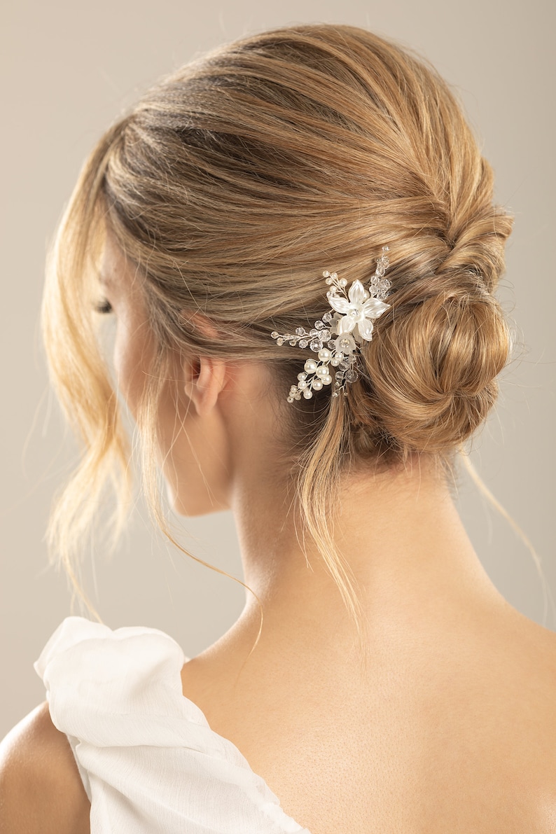Wedding hair comb Pearl bridal comb Bridal headpiece Wedding | Etsy