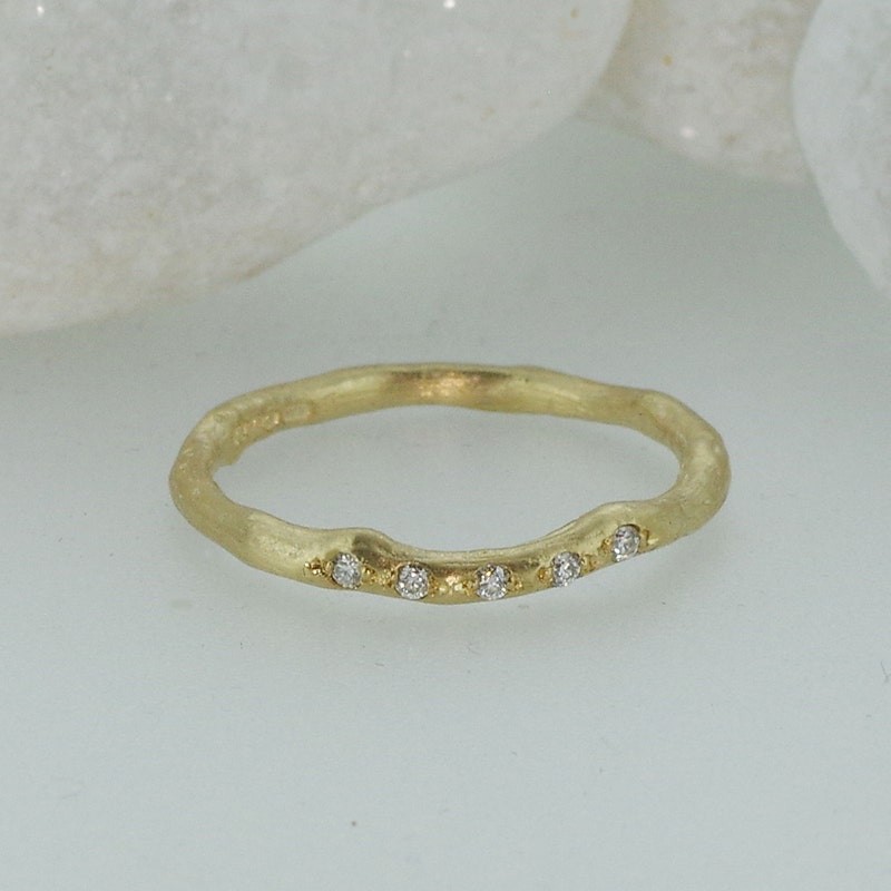 Organic Wedding Ring - Etsy