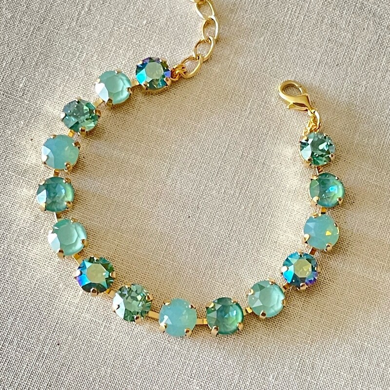 Mint Green Bracelet - Etsy