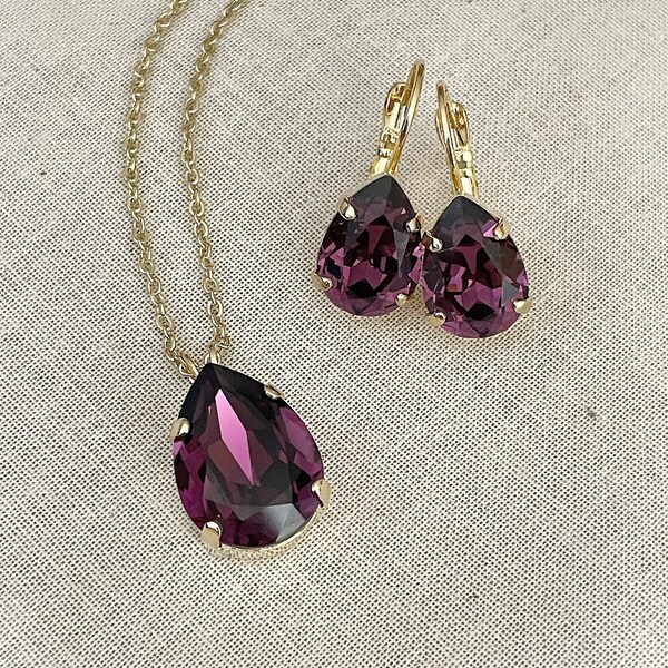 Purple Jewelry - Etsy