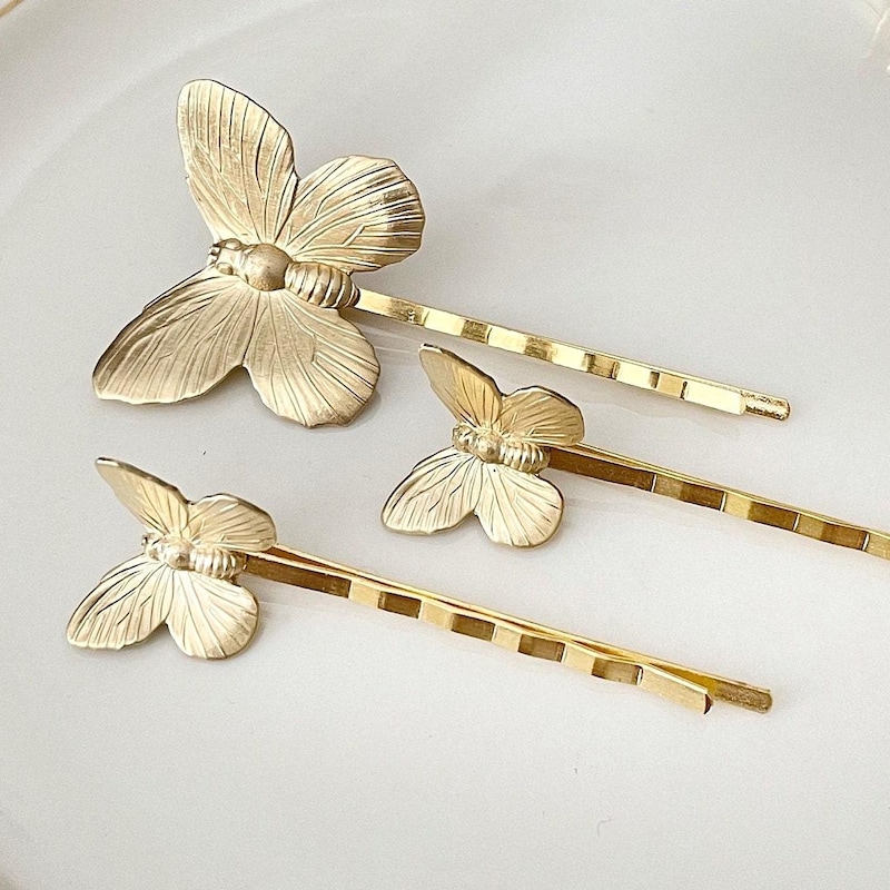 Butterfly Hair Pin - Etsy